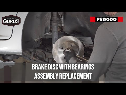 Brake disc and bearing assembly replacement with Ferodo - YouTube