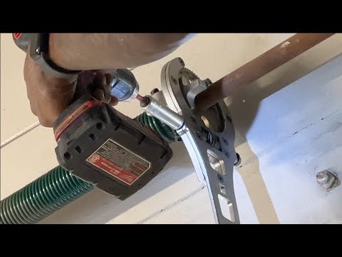 How to use Surewinder to release Garage Door Torsion Spring - YouTube