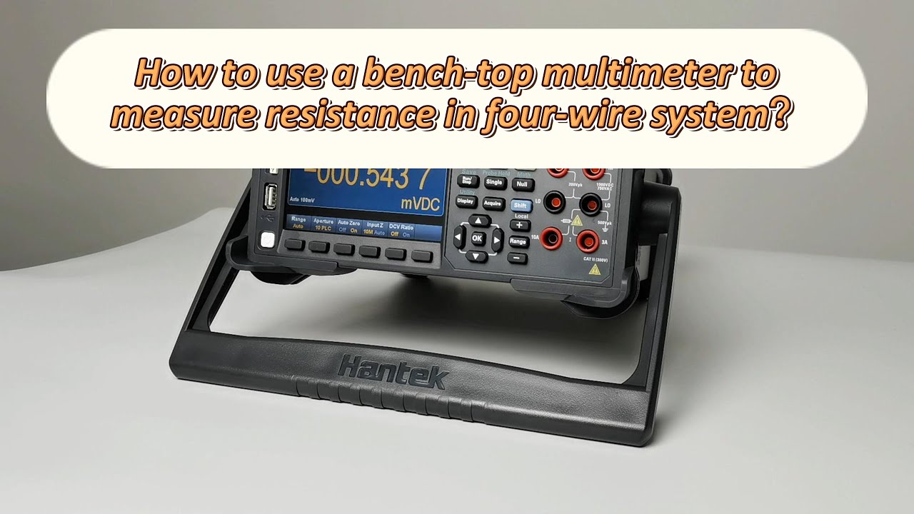 How to measure resistance in four-wire syetem with hantek bench ...