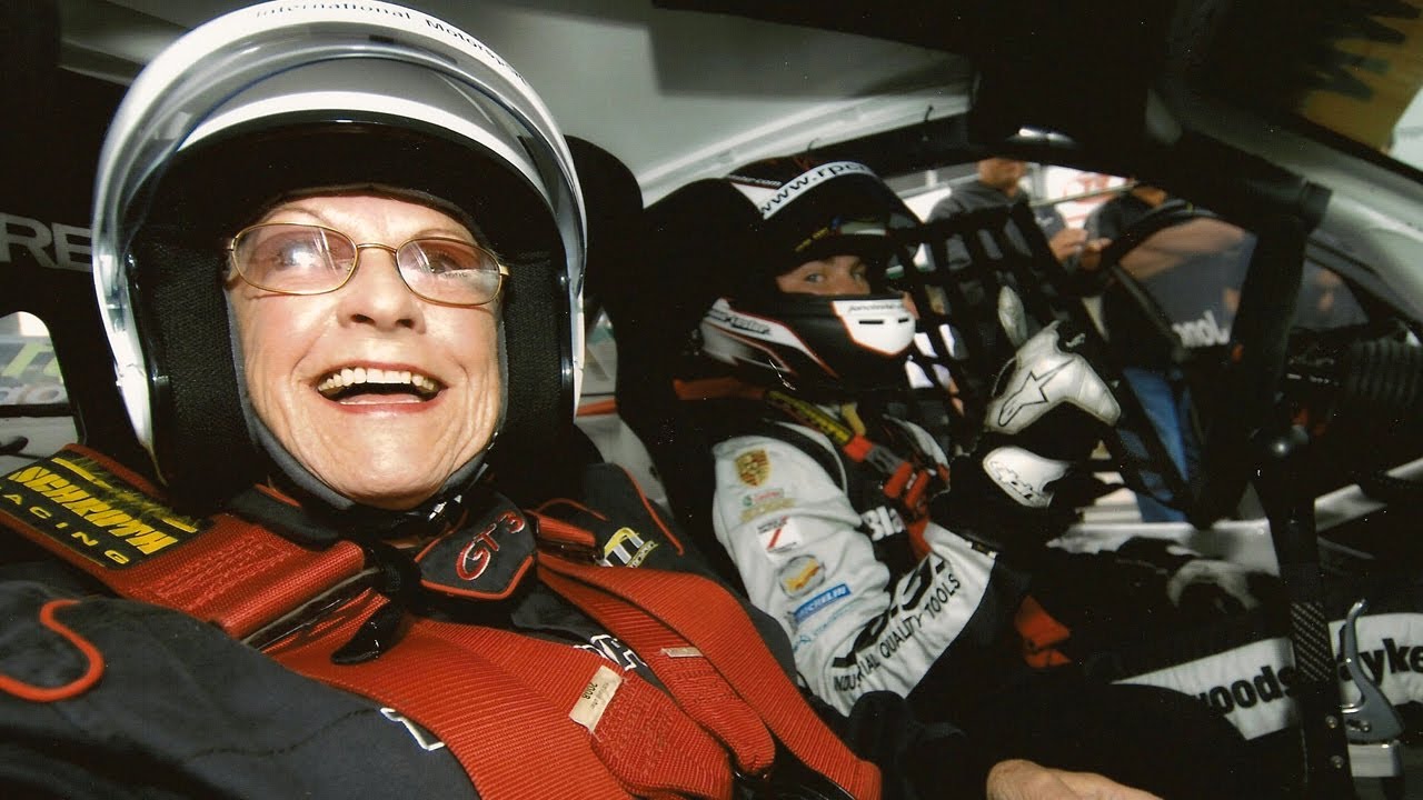 Taking Grandma For a Porsche GT3 Hot Lap at Manfeild! - YouTube