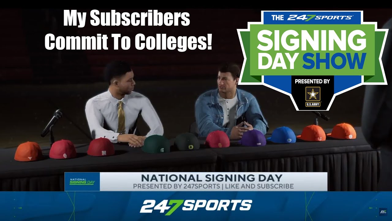 3021 SIGNING DAY SHOW! 5⭐& 4⭐ Subscribers Makes Their College ...