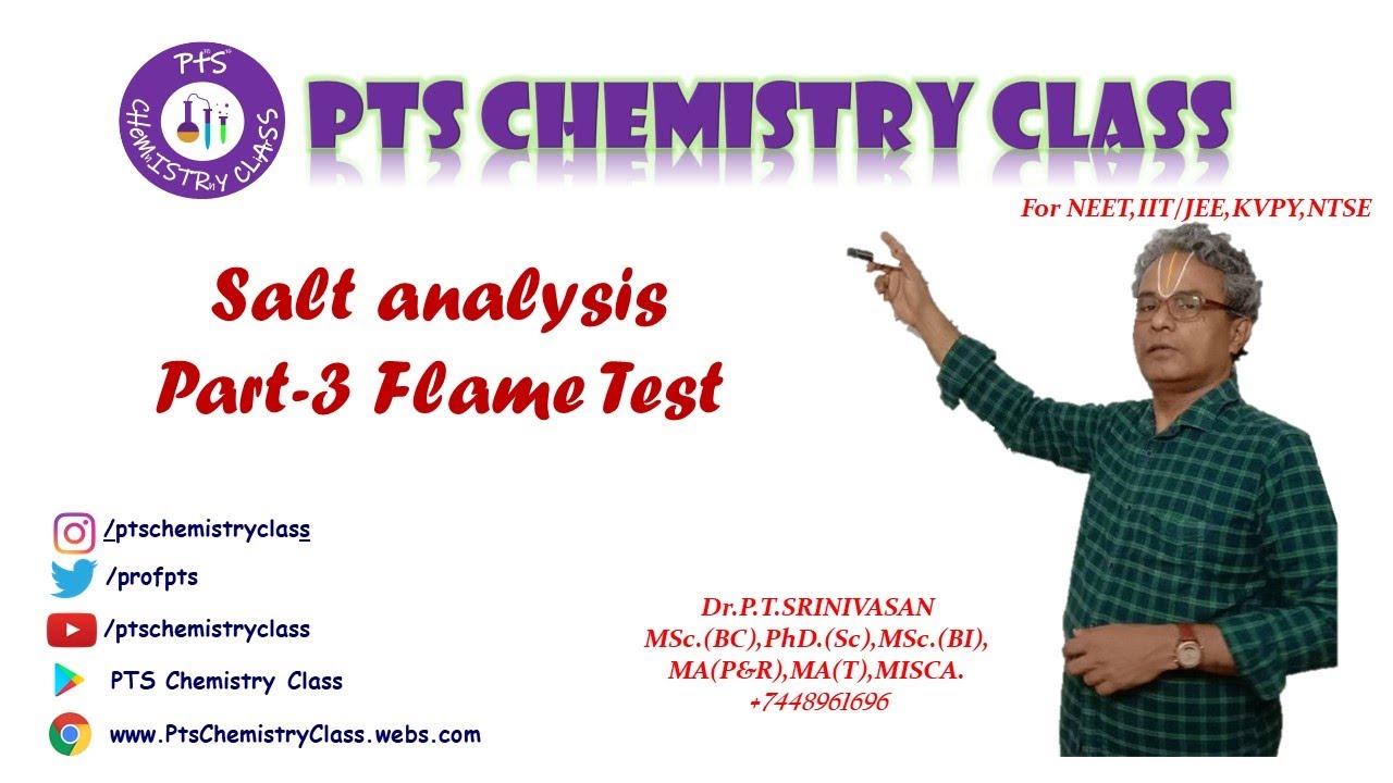 Salt texture Identification Class 12 Chemistry Practicals Part 3 - YouTube