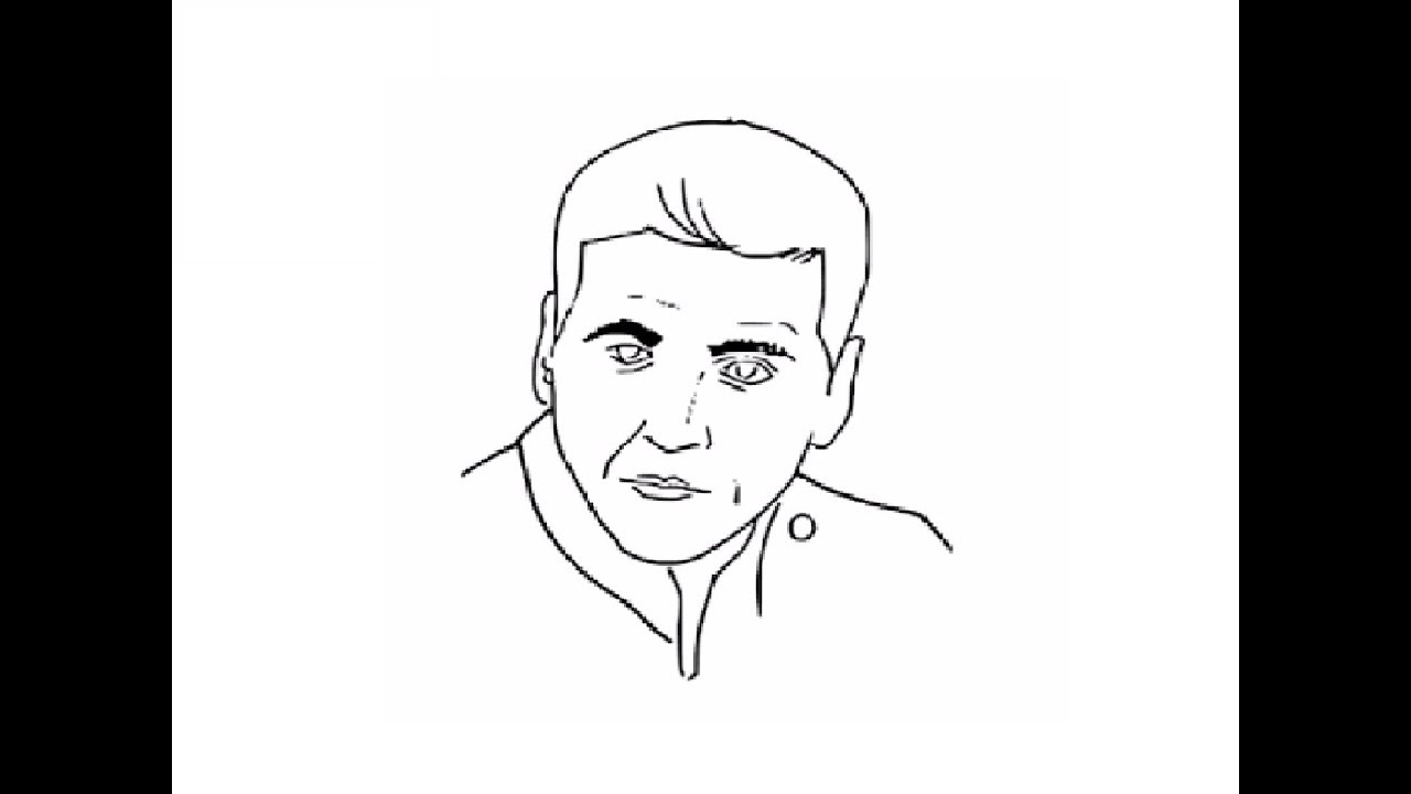 How to draw easy Akshay Kumar face drawing step by step - YouTube