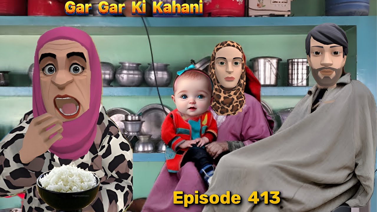 GAR GAR KI KAHANI | SAJU DARLING | EP 413 KASHMIRI CARTOON DRAMA - YouTube