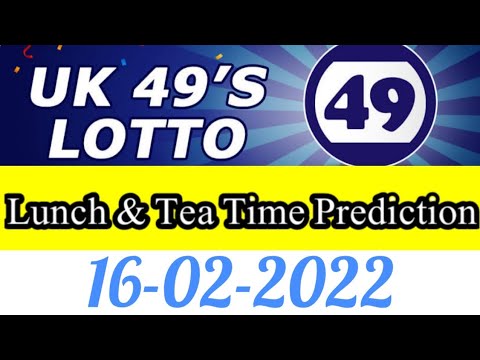 UK 49 Draw today 16-03-22 free Guess and prediction - YouTube