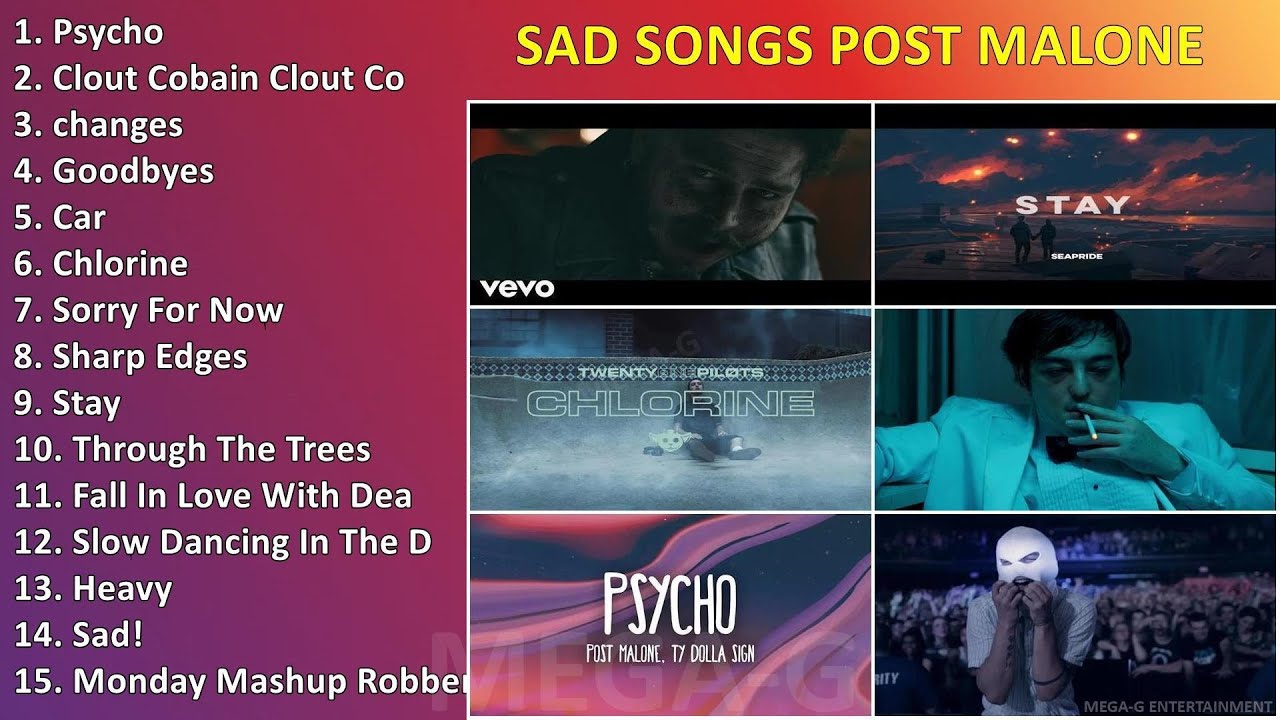 Sad songs post malone ~ Top Sad Songs Playlist - YouTube