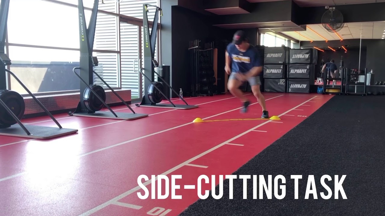 45 degree cut / side-step - YouTube