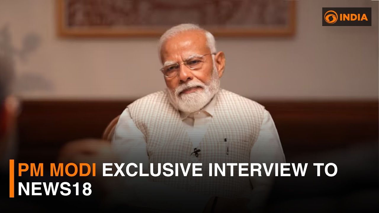 PM Modi Exclusive Interview to News18 | DD India News Hour - YouTube