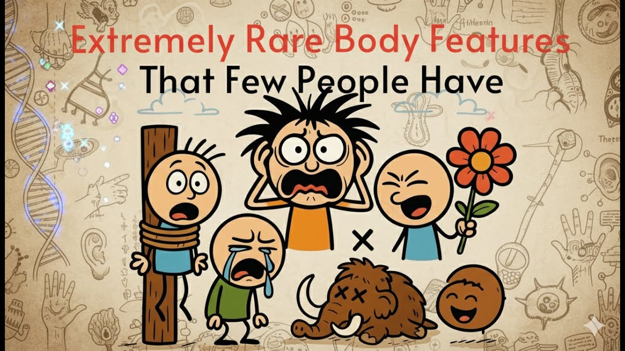 Extremely Rare Body Features That Few People Have - YouTube