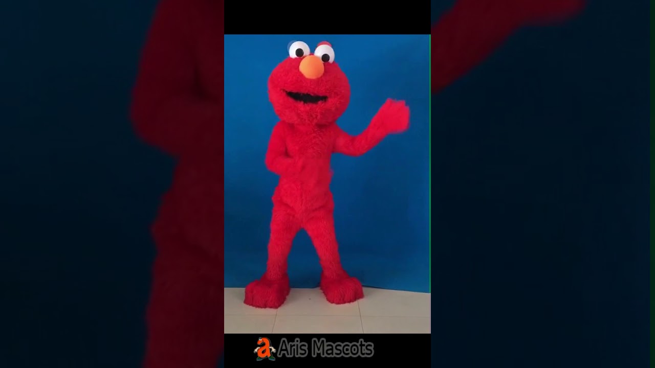 Realistic Life Size Elmo Monster Costume for Birthday Party elmo and ...