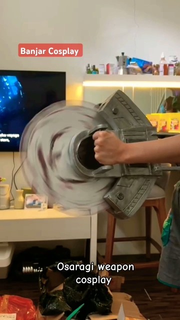 Osaragi weapon cosplay #shors - YouTube