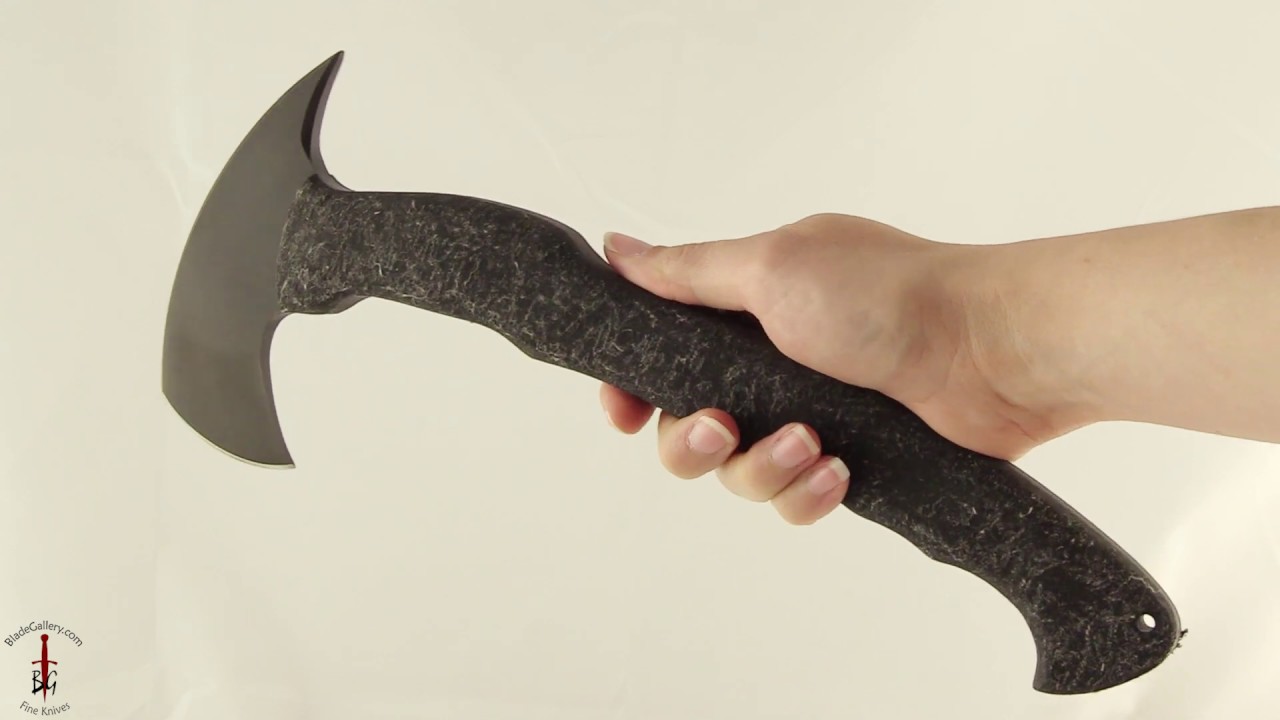 Sayoc RnD Hawk with Rubber Handle and Caswell Finish - YouTube