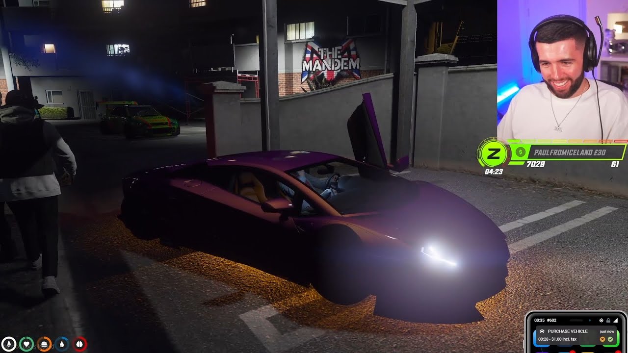 Tommy T Buys KSI’s Lamborghini In Nopixel | NoPixel Mandem GTA RP - YouTube