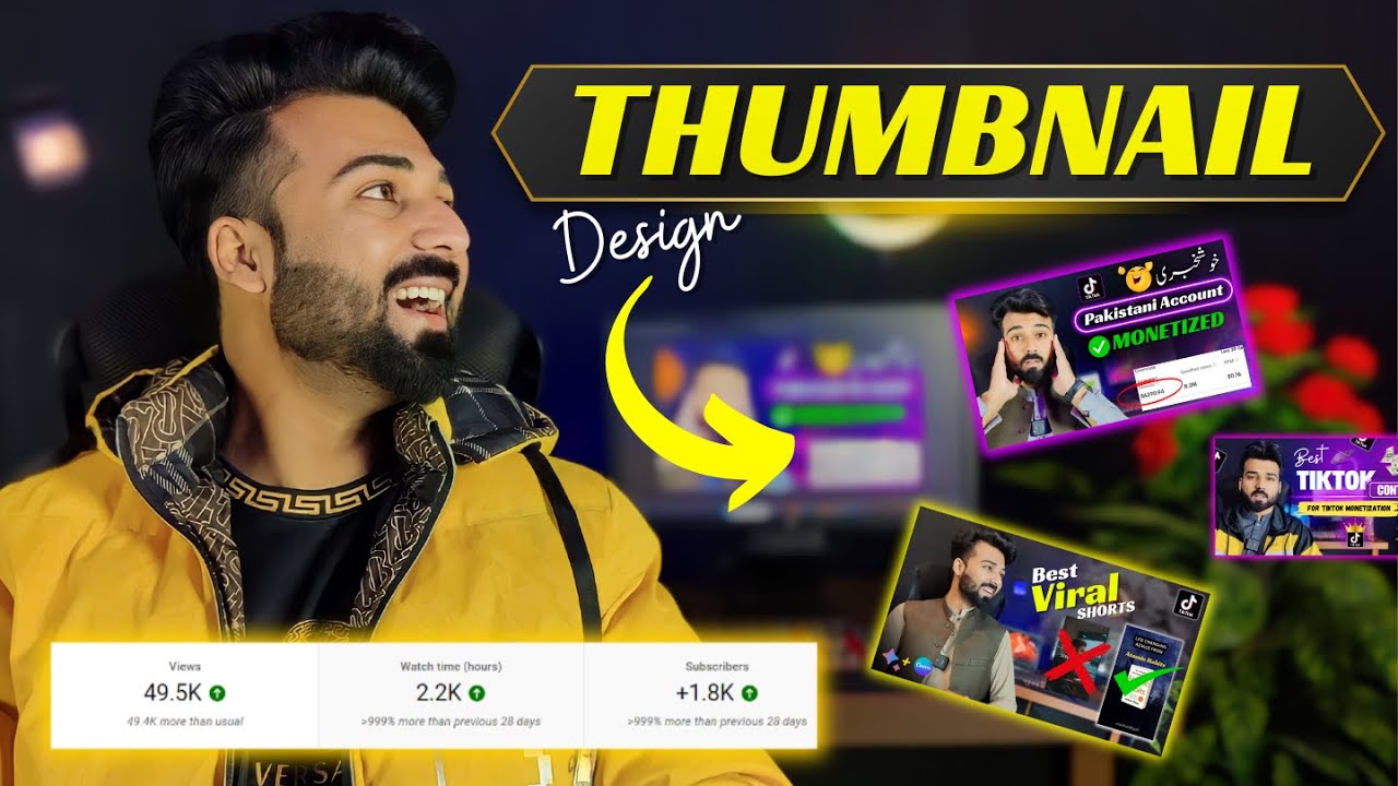 How to design professional YouTube thumbnail in Canva | Tech one by Ali ...