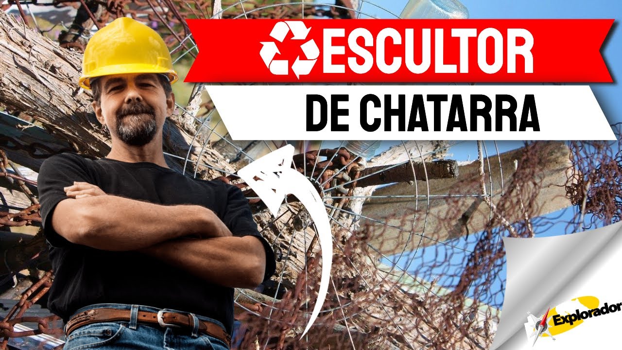 ♻Escultor de chatarra - Don Francisco Salas transforma chatarra en arte ...