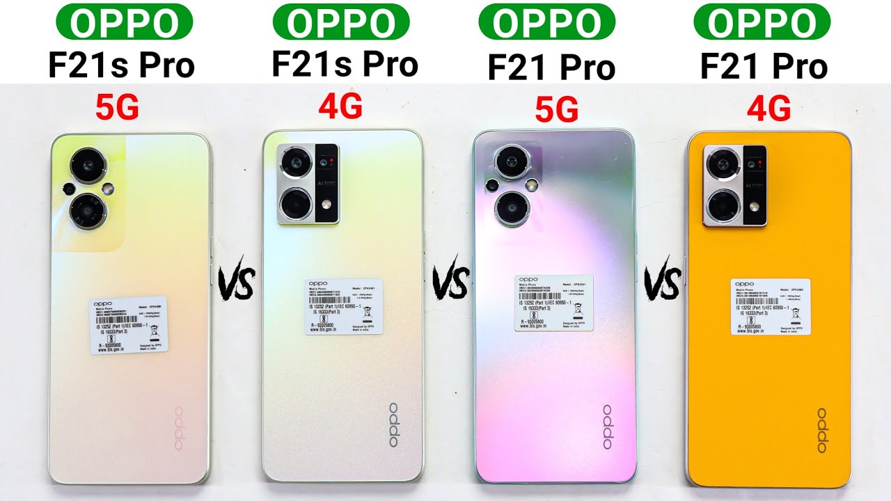 Oppo F21s Pro 5G vs Oppo F21s Pro vs Oppo F21 Pro 5G vs Oppo F21 Pro ...