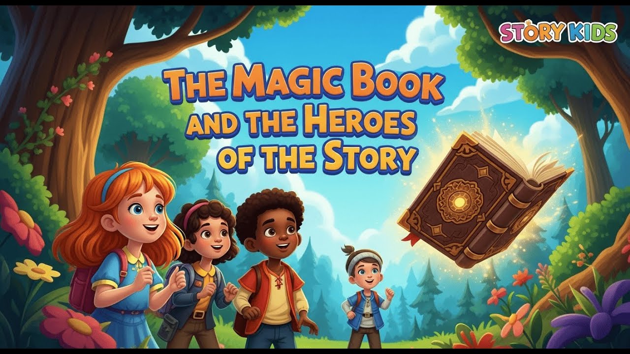 The Magic Book and the Heroes of the Story 📖 🦸 | English Cartoon Story ...