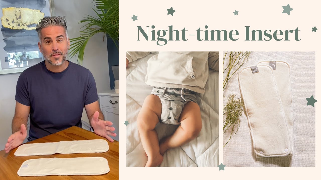 How to boost your cloth diaper for the Night | Night-Time Insert - YouTube