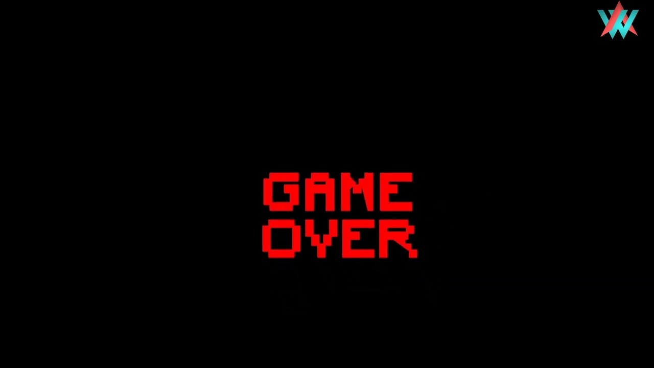 Game Over Bouncing DVD Style Pixel Text Effect Loop Animation | Game ...