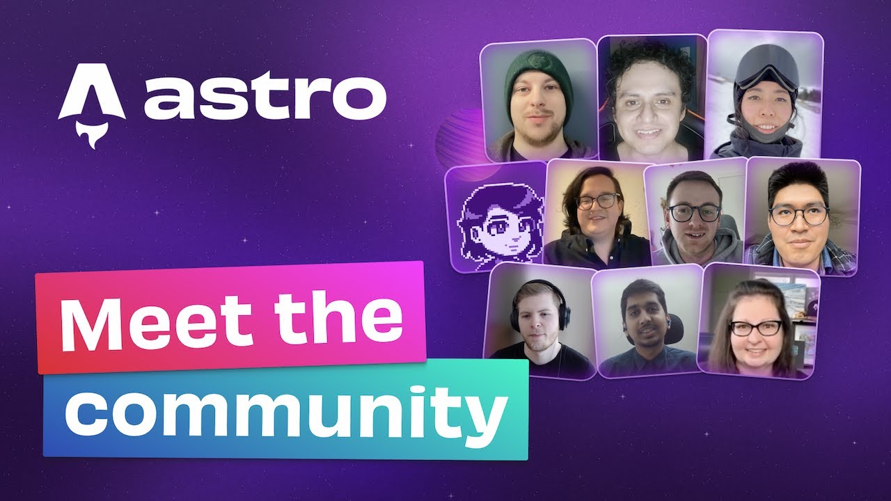 The Astro Community: where contributors find a home - YouTube