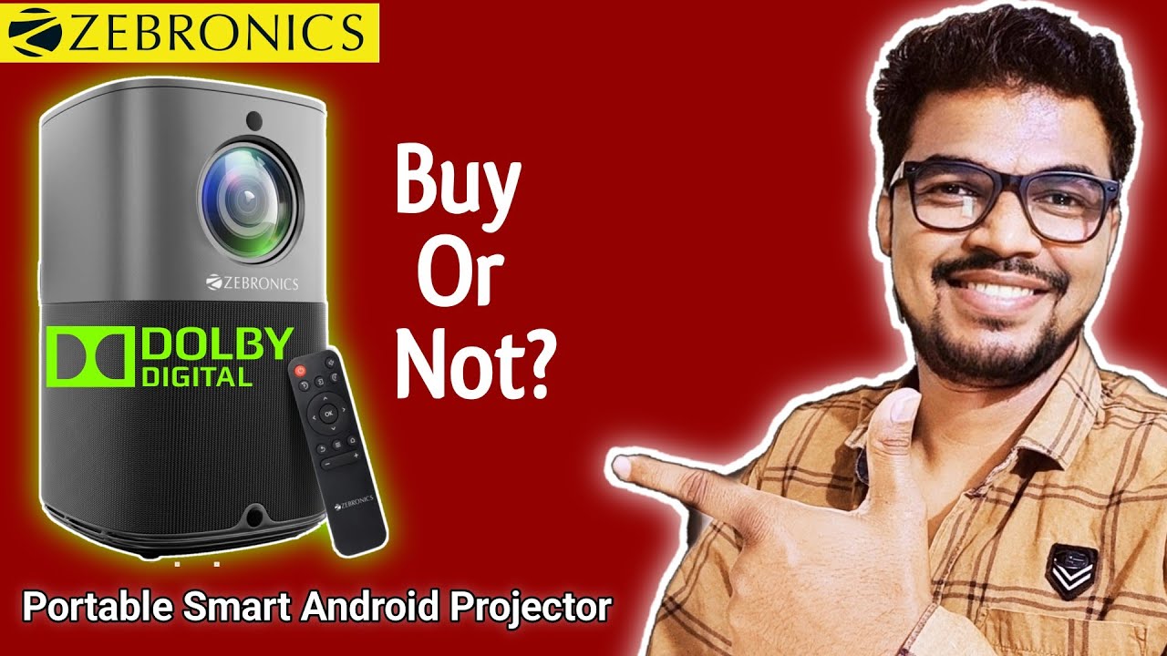 Premium Features Smart Portable Projector | @zebronics Pixaplay 18 ...