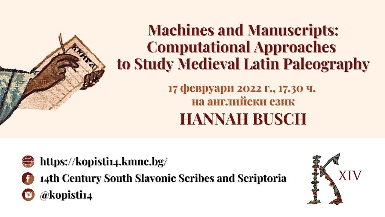 Machines and Manuscripts: Computational Approaches to Study Medieval ...