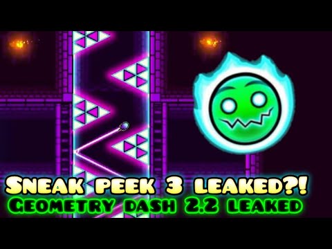GD 2.2 SNEAK PEEK LEAKED?!! || Geometry dash 2.2 || Gdwave (cap) - YouTube