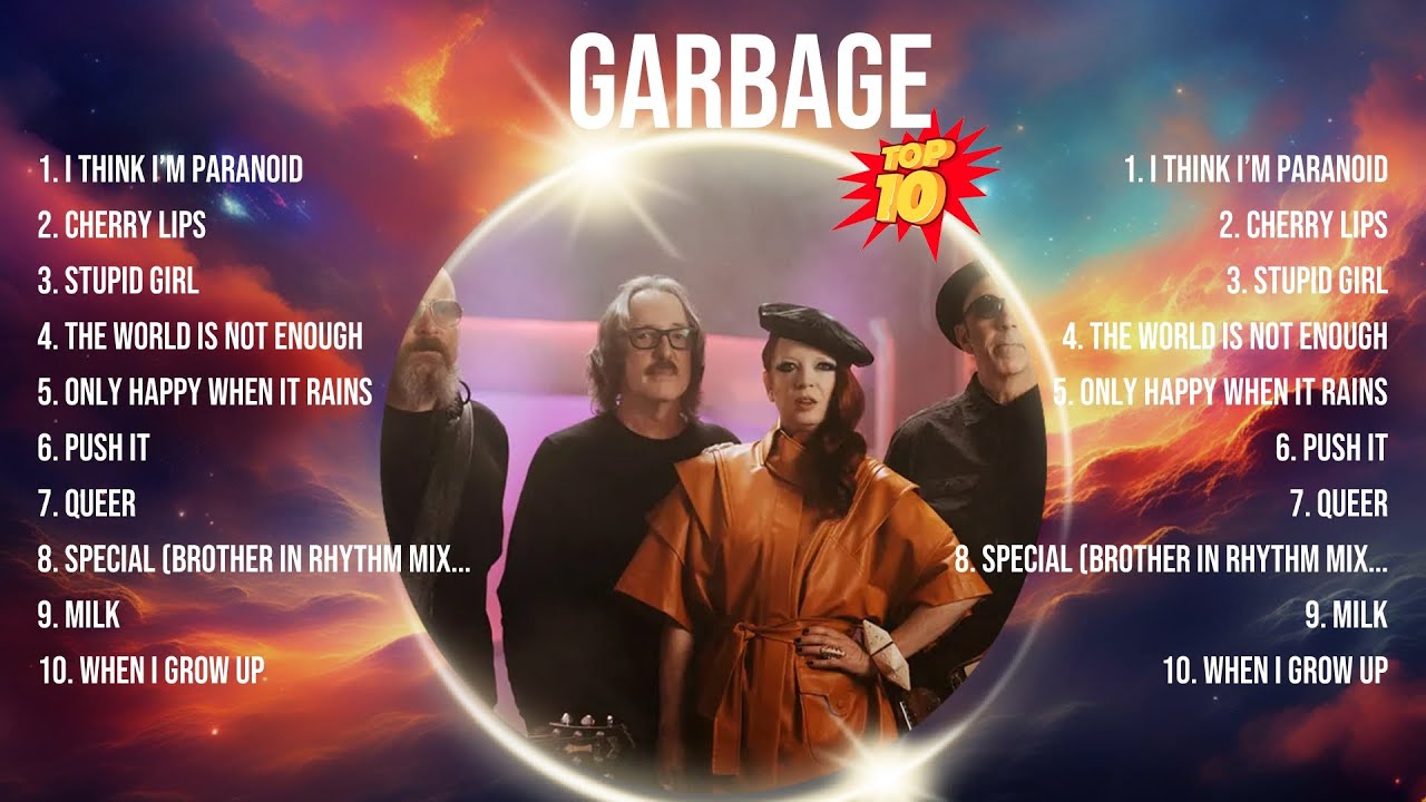 Garbage Greatest Hits ~ Top 10 Best Songs To Listen in 2024 - YouTube