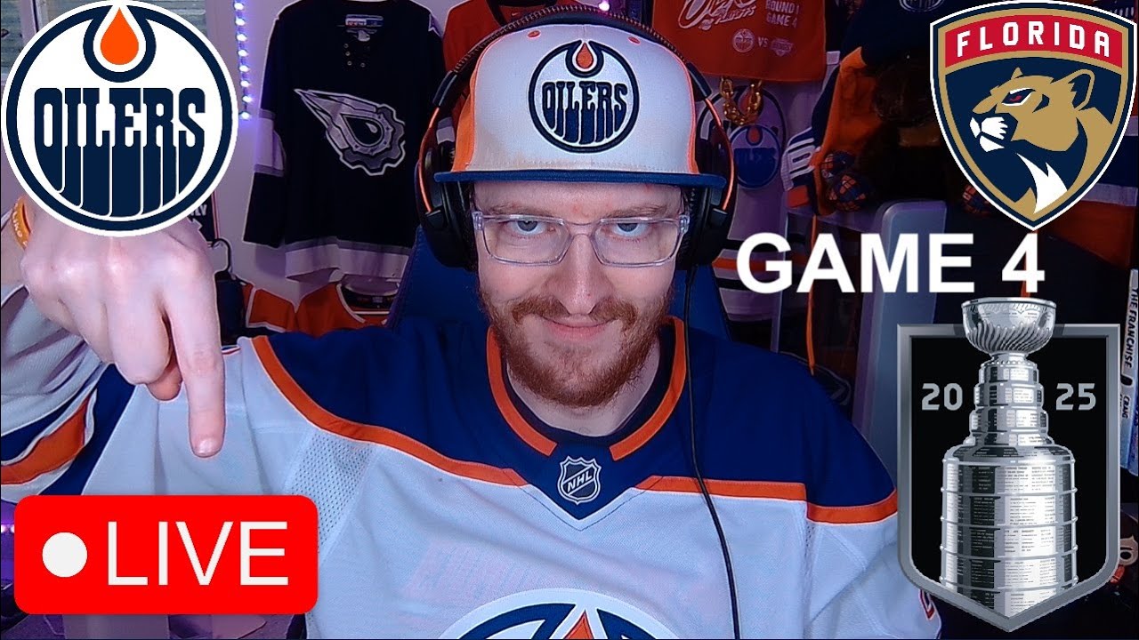GAME 4: EDMONTON OILERS VS FLORIDA PANTHERS LIVE | FULL GAME REACTION ...