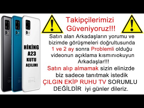 (AÇIKLAMAYI OKUYUP ÖYLE SATIN ALMANIZ RİCA OLUNUR)HİKİNG A23 KUTU AÇILIMI TANITIM