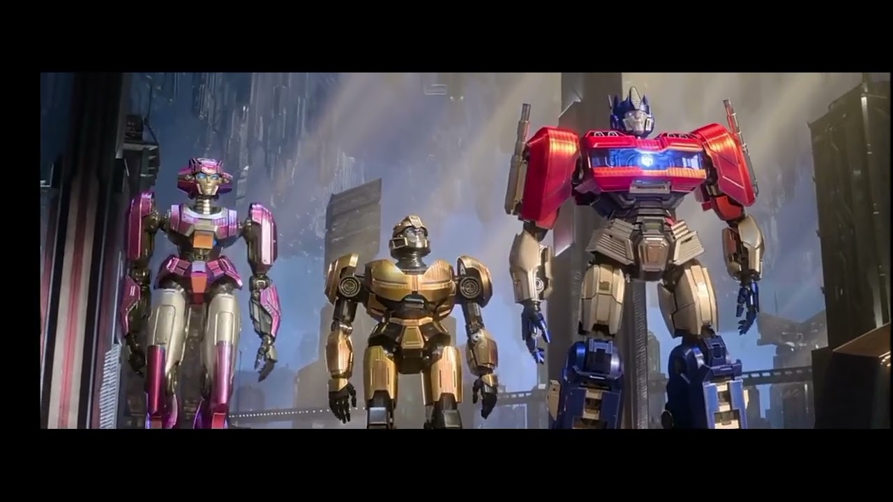 Transformers one (2024) Escena final optimus prime destierra a Megatron ...