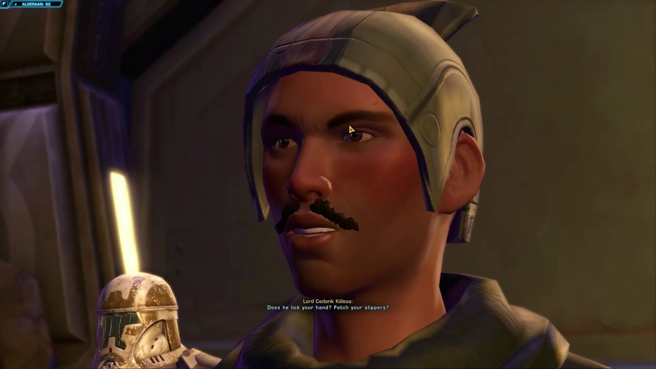 SWTOR Nautolan Sith Warrior Dark Side part 13 Alderann Side Story - YouTube