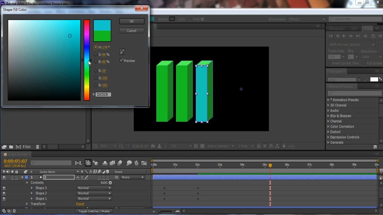 How to Create Graph Bar in After Effects || Graph Animation Tutorial ...