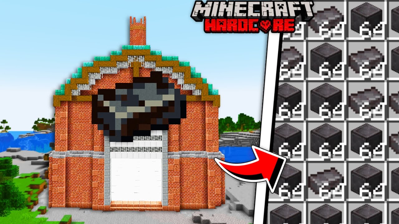 I Built A Netherite Factory In Minecraft Hardcore - YouTube