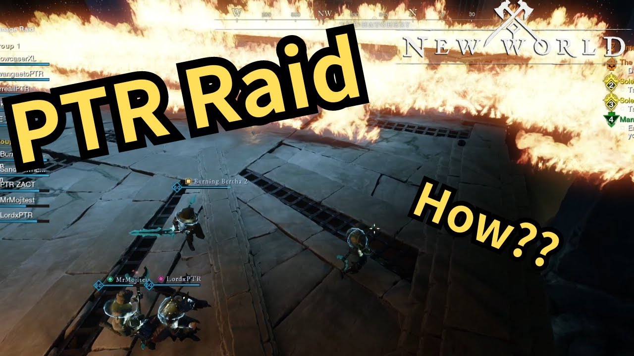 Raid Boss bug showcase in PTR - New World - YouTube
