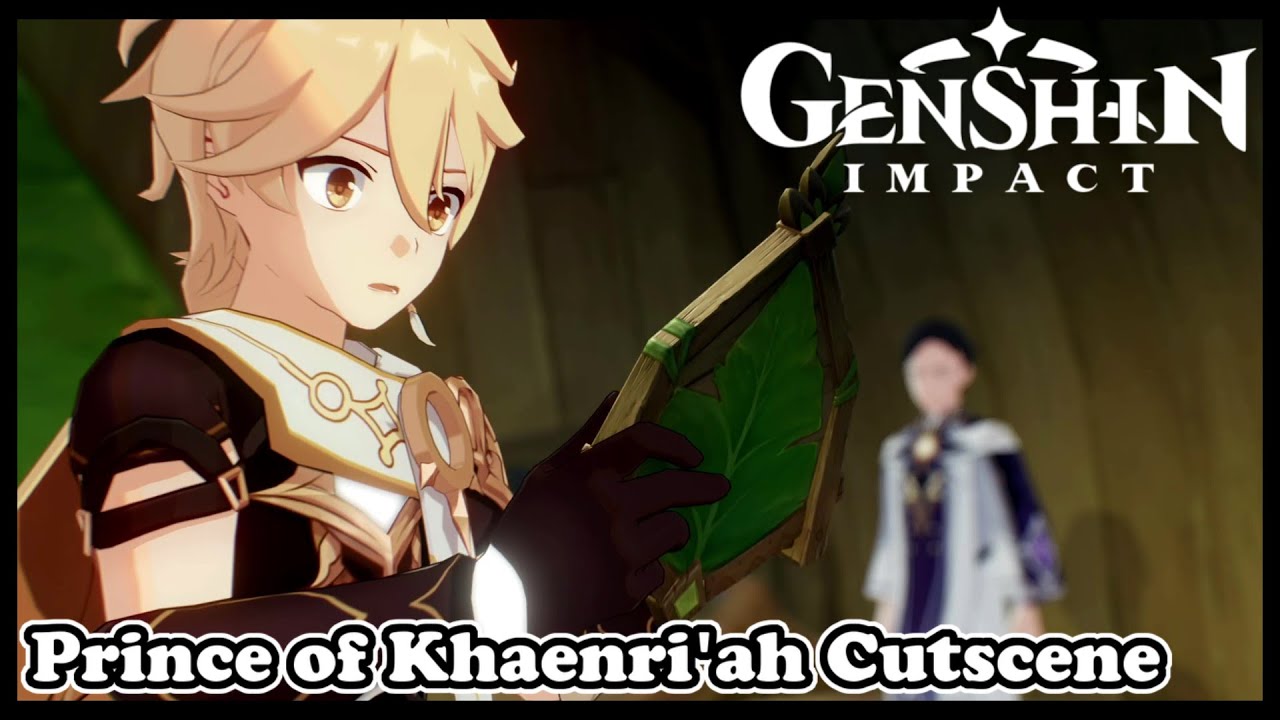 Genshin Impact Prince of Khaenri'ah Cutscene | Clothar & Traveler In ...