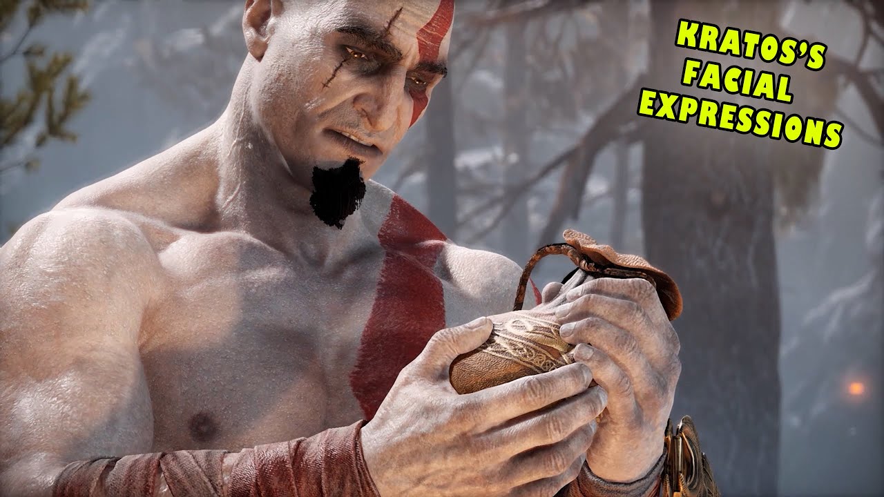 The Real Kratos: Revealing Facial Expressions Without the Beard - YouTube