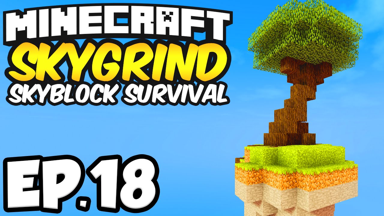 Minecraft: Skygrind Skyblock Survival Ep.18 - VILLAGER FARM! (Minecraft ...