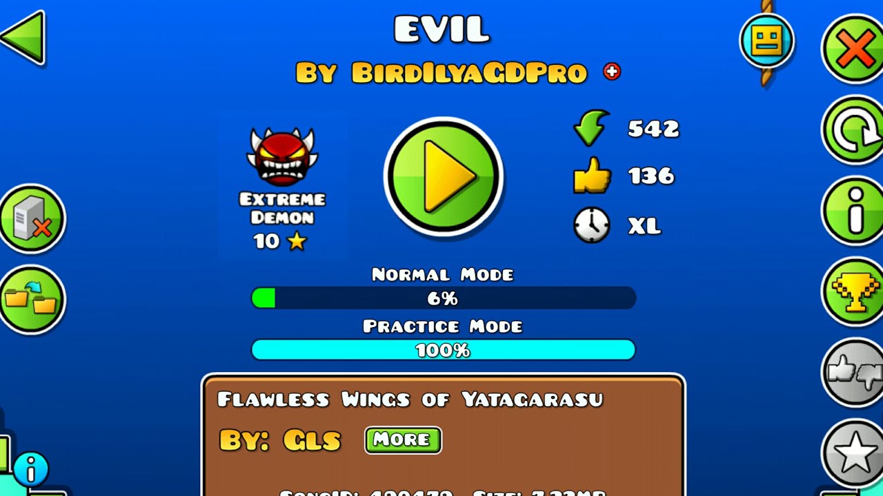 EVIL by me (start pos)|geometry dash - YouTube