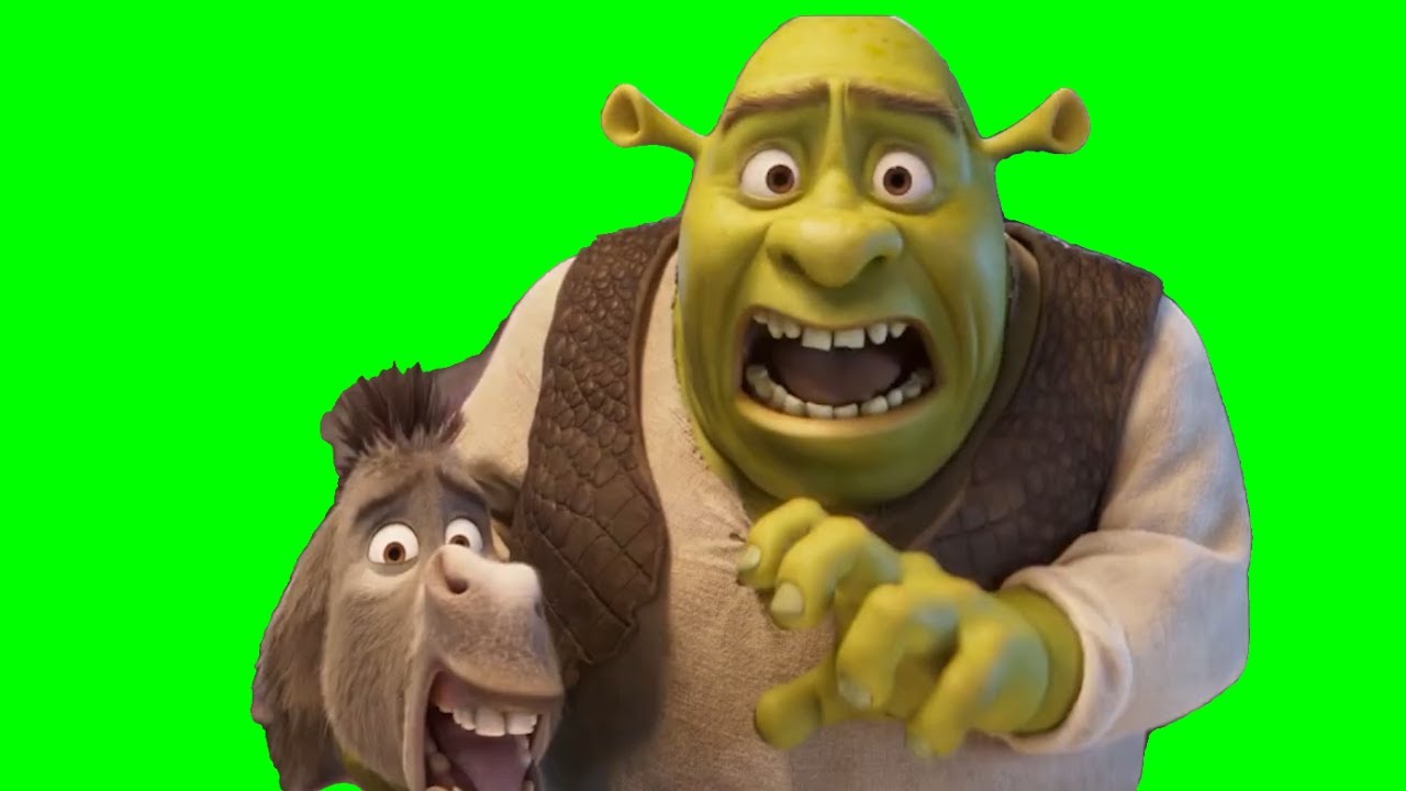 Shrek 5 gritando, porque esta horrible - Pantalla verde - YouTube