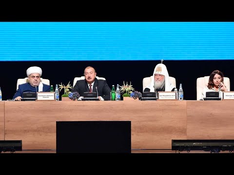 -İlham Əliyev Dünya dini liderlərinin II Sammitinin açılış mərasimində nitqi