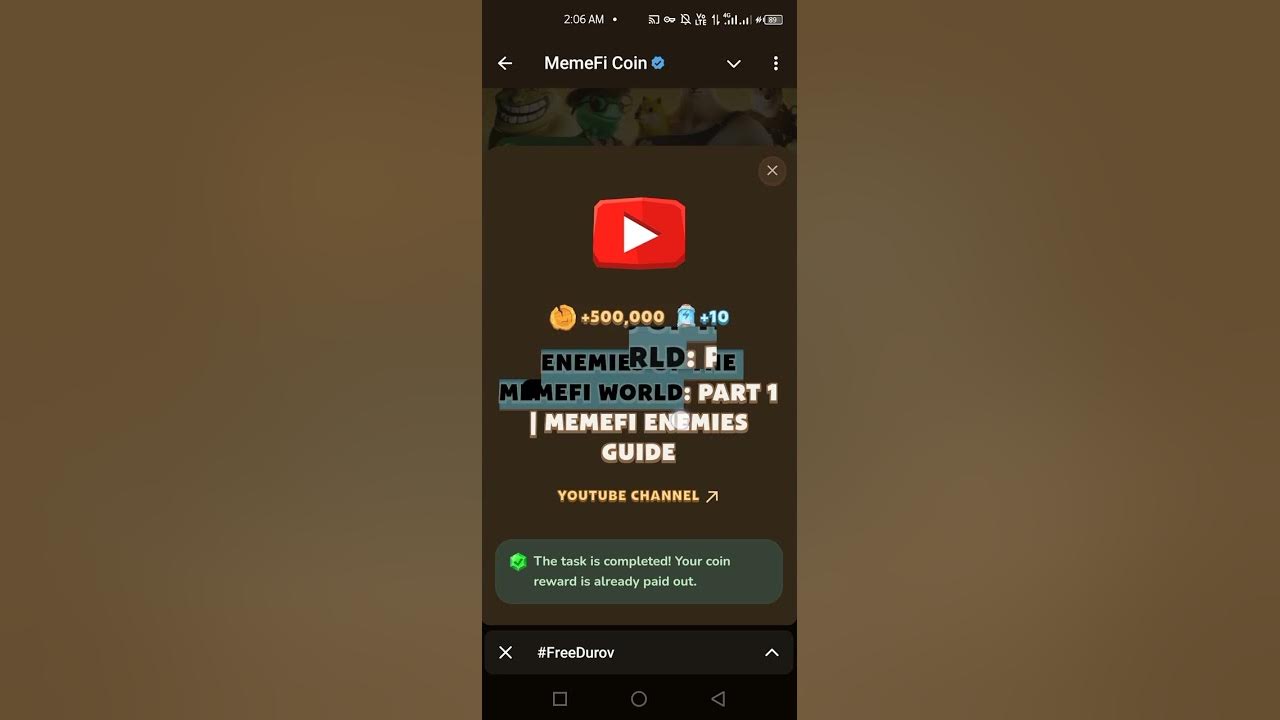 MemeFi Video Task Code | Enemies of the MemeFi World: Part 1 | MemeFi Enemies Guide 27 Aug # ...