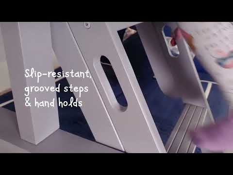 Max & Lily Bunk Bed, Twin-Over-Full Wood Bed Frame For Kids, Espresso