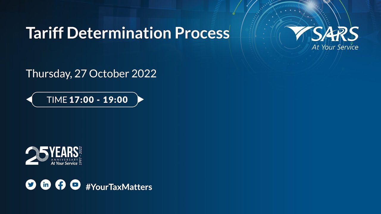 Tariff Determination Process - YouTube