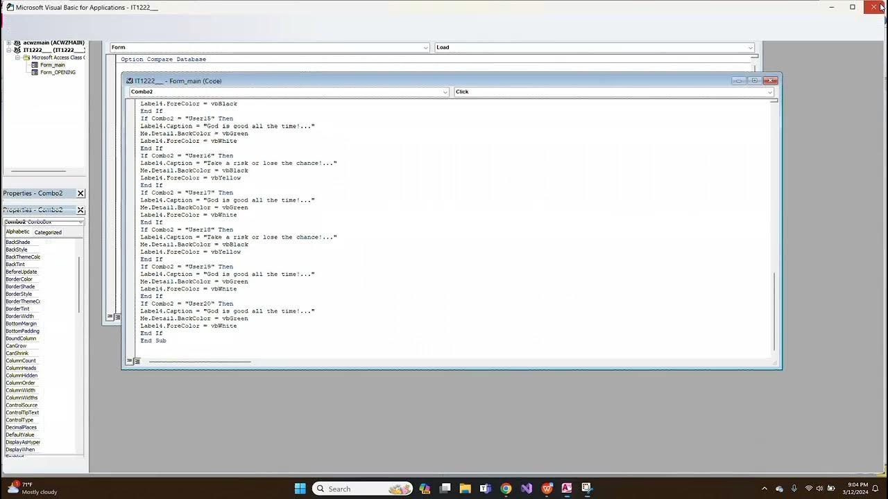 HCI ACTIVITY 1: How to Create User-Friendly Interface in Ms Access 2010 ...