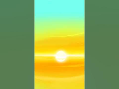 How to paint a beautiful sunset - YouTube