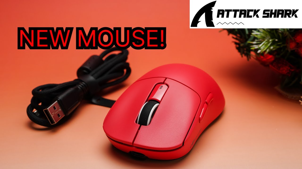 NEW Attack Shark X3 gaming mouse unboxing! (RED) ASMR - YouTube
