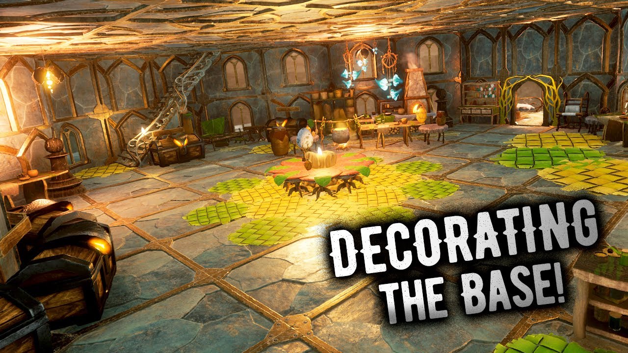 Smalland : Ep27 Cluttering up the Interior of our End Game Base! (Base ...