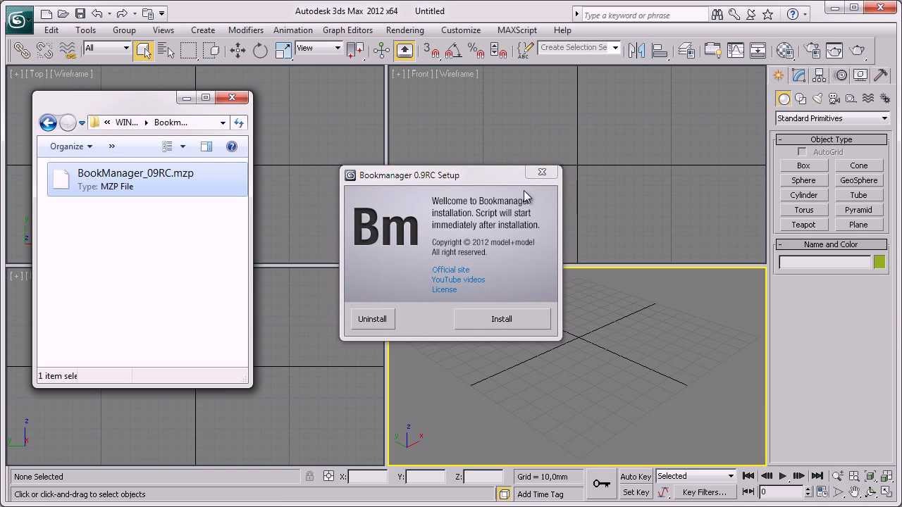 Bookmanager - Installation - YouTube