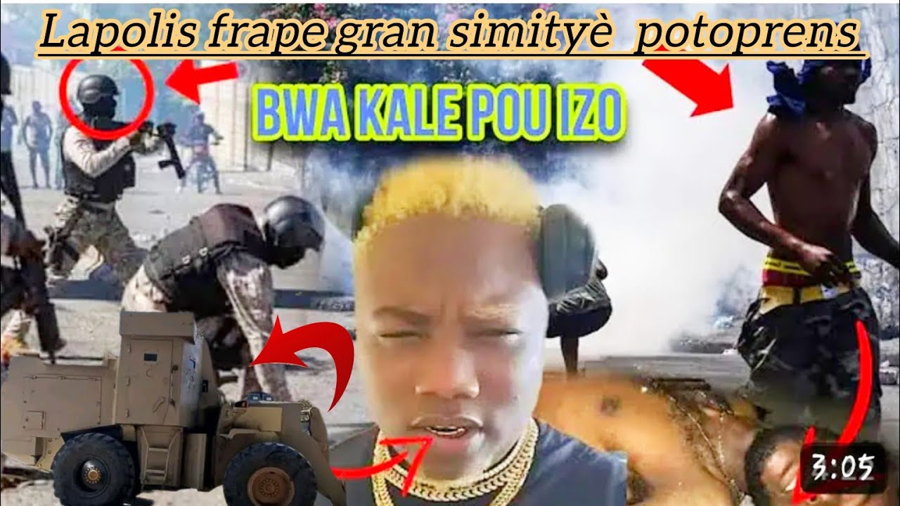 Flash:Lapolis fenk desann bò stad ak ti Satan 2,pou kraze gran simityè ...